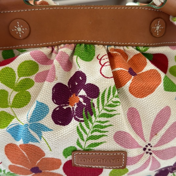 Longchamp | Bags | Longchamp Floral Print Bag | Poshmark